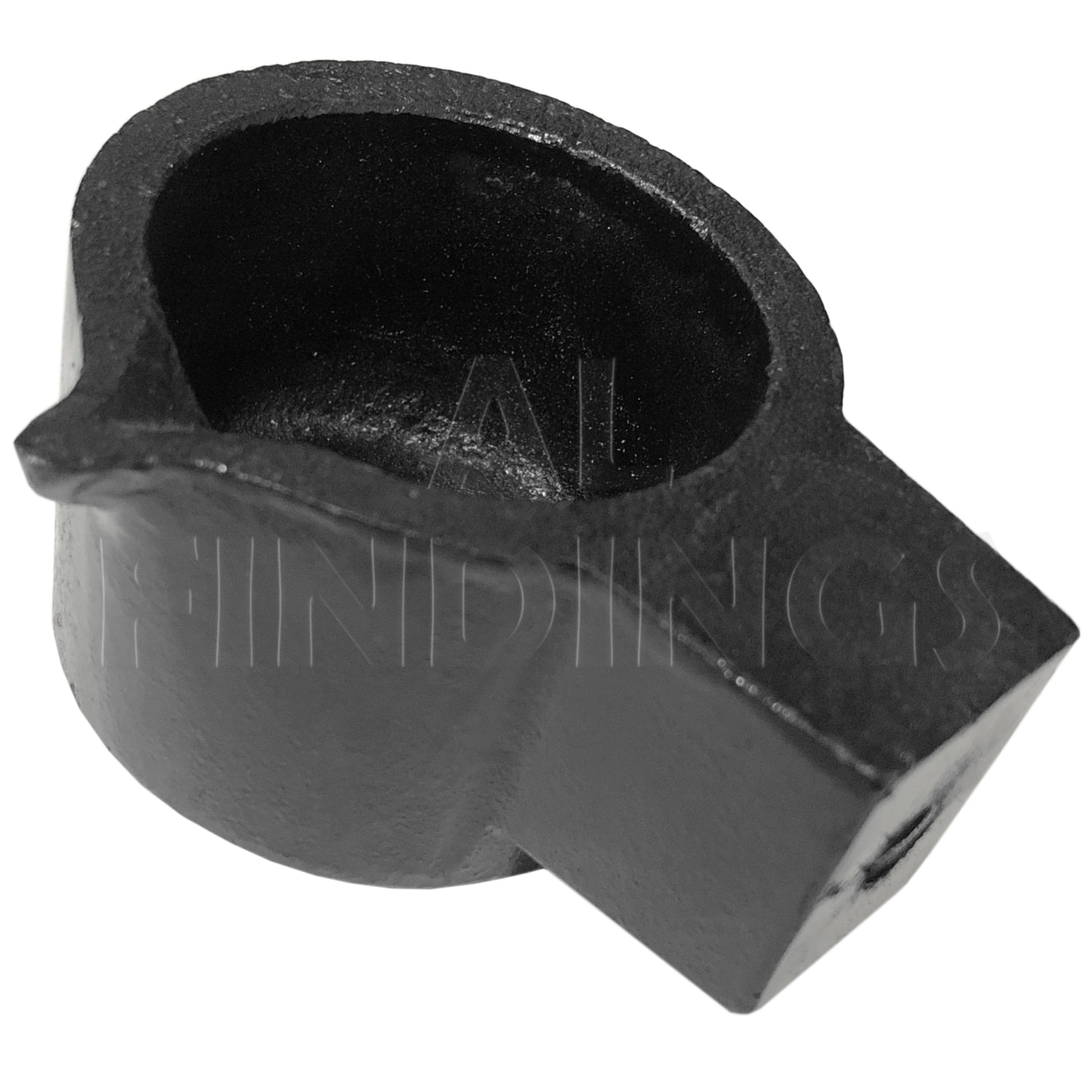 Cast Iron Precious Metal Melting Pot Crucible Dish Handle Gold Silver ...