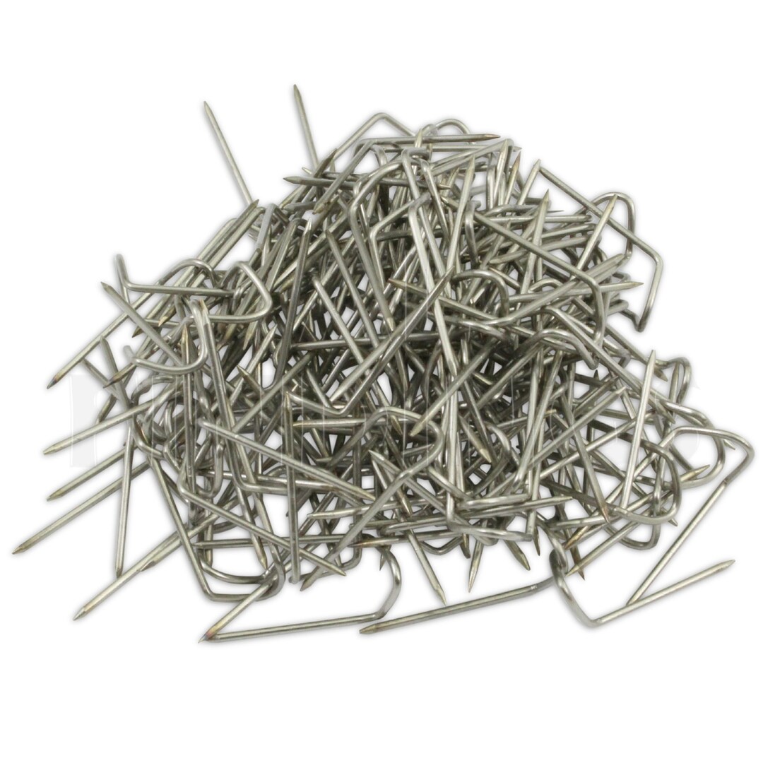 100 Silver Jewellery Display U Pins Steel Craft Hanging Necklace Beads ...