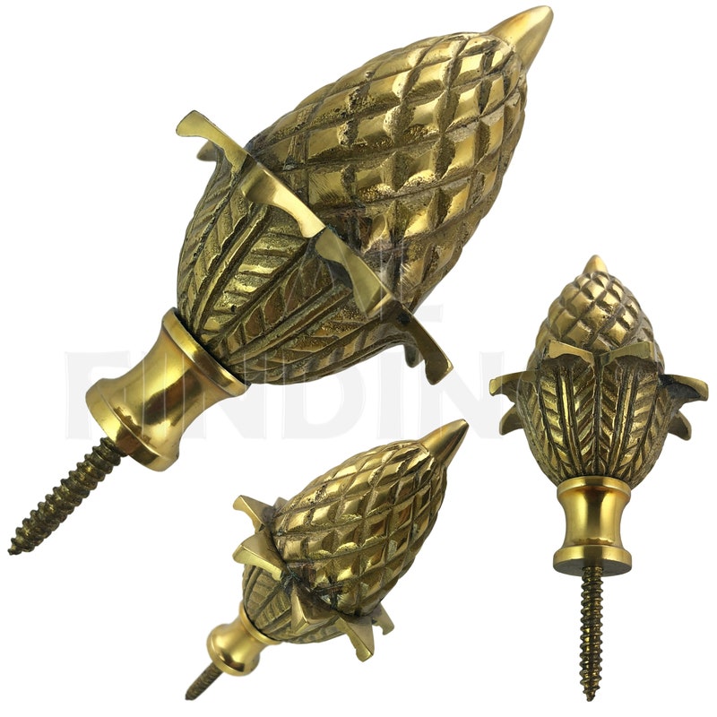 Brass Acorn - Etsy