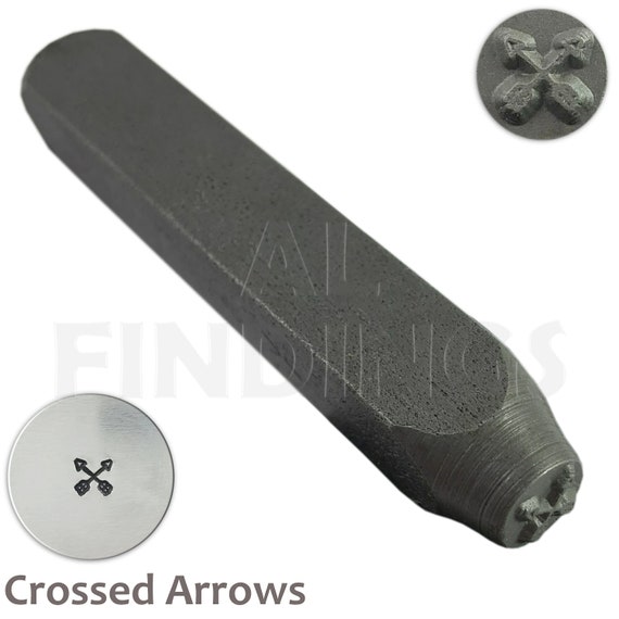 Crossed Arrows Punch Metal Stamp Design Jewellery Craft Tool | Etsy