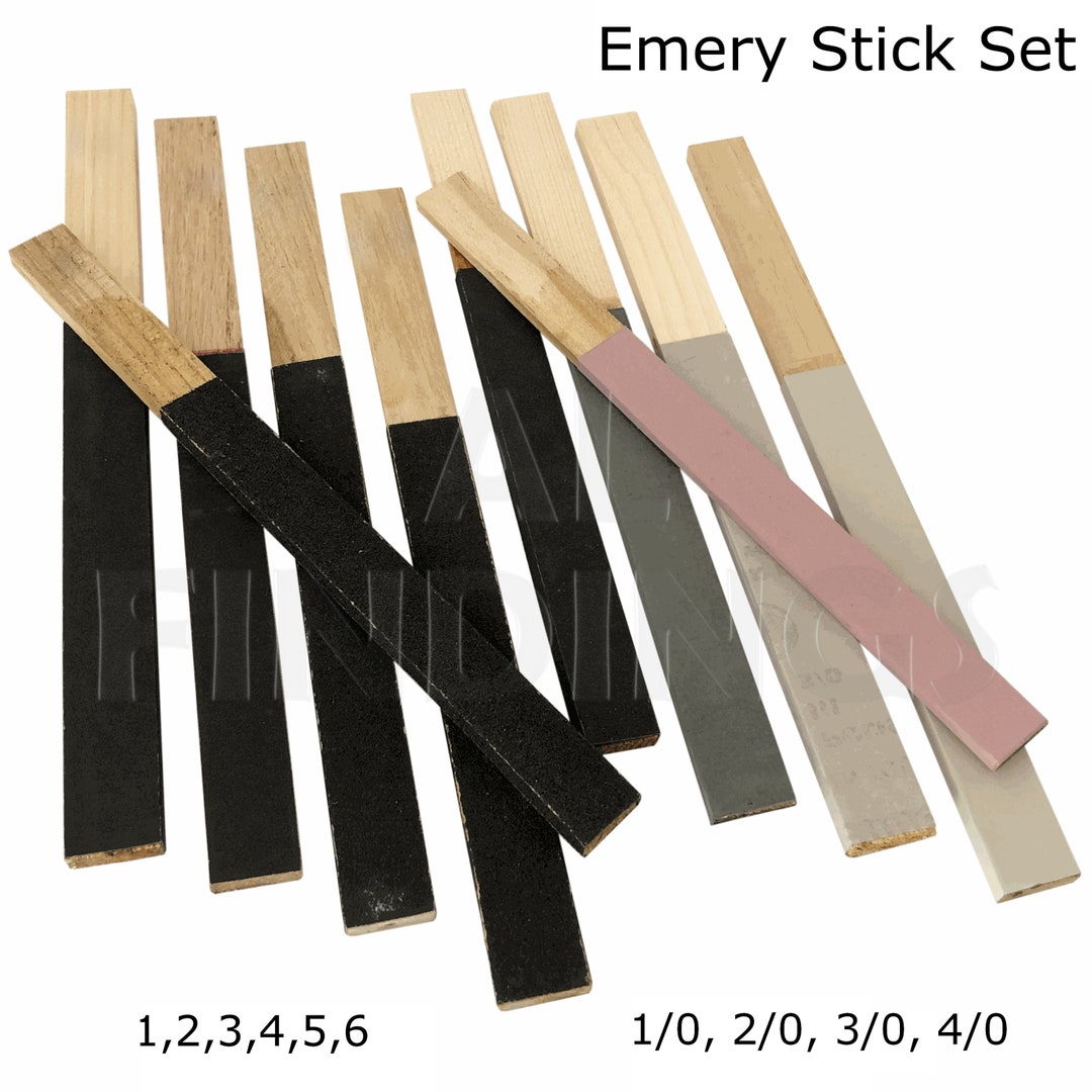 Polishing Paper Emery Stick Grade 1/0, 2/0, 3/0, 4/0, - 1, 2, 3, 4, 5 ...