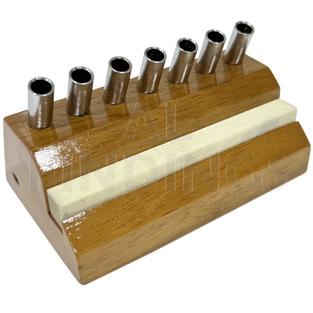 7 Screwdriver Storage Stand (sharpening Stone) : Wooden Base Watchmaker ...