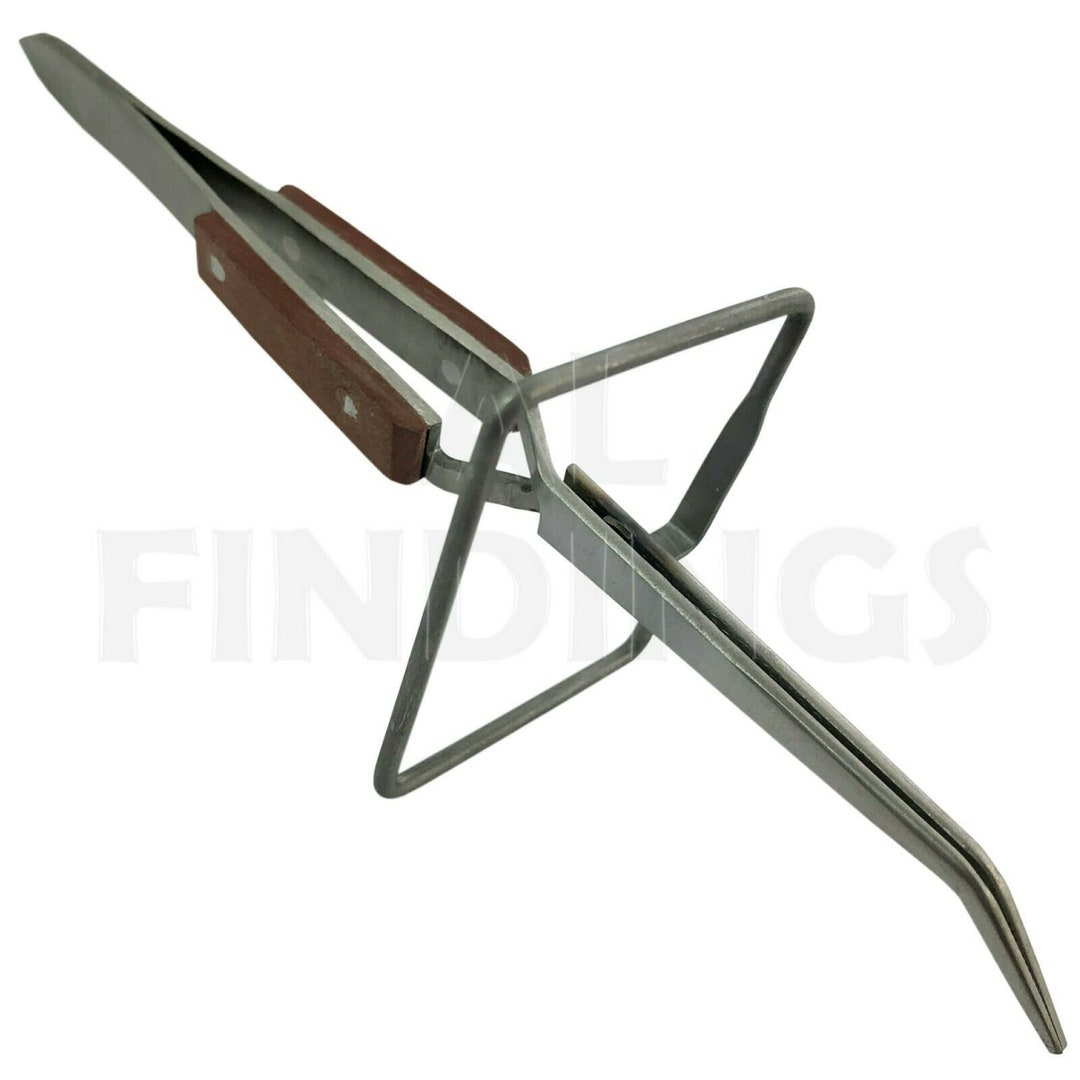 Bent Soldering Tweezer Tweezers Fibre Pads Hands Free Watch Craft ...