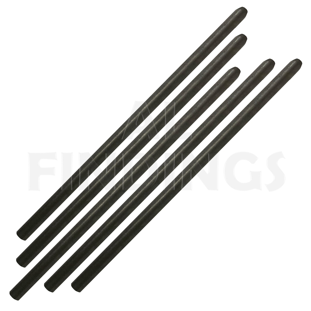 Set 5 Carbon Graphite Stirring Rod 10mm Stirring Mixing Holder Crucible ...