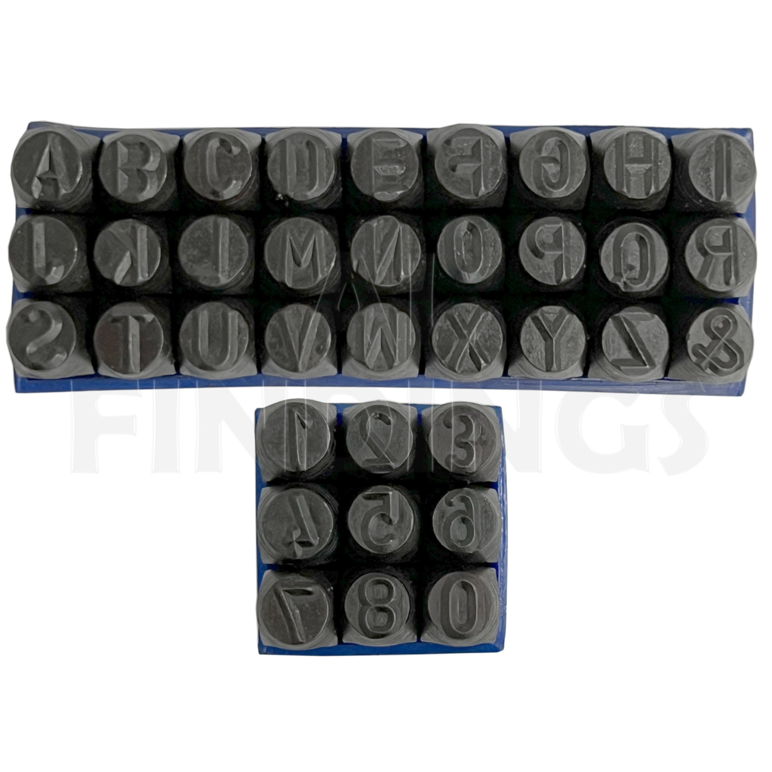 36pc Number & Letter Punch Set Alpha Numeric Carbon Steel Punches Craft ...