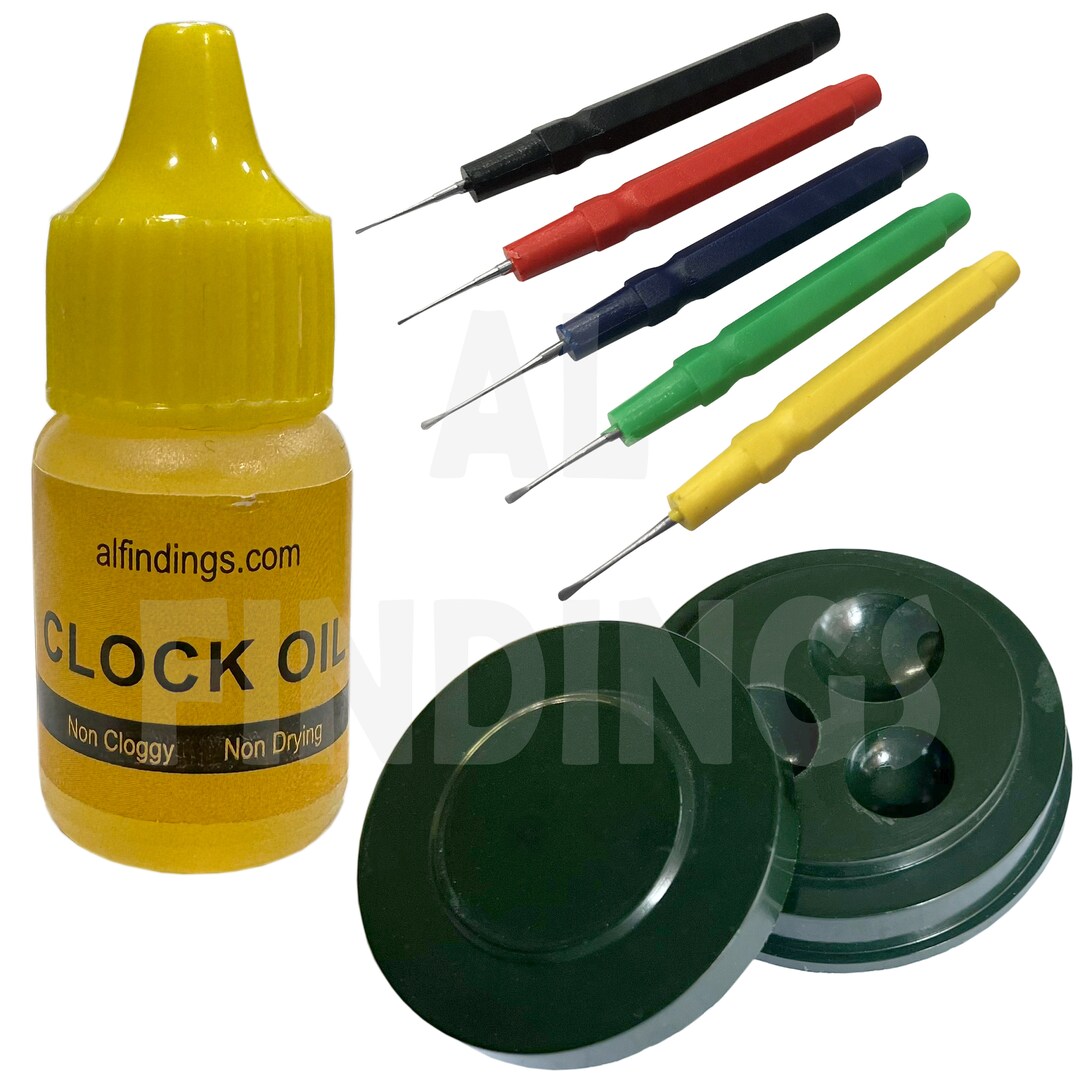 Clock Oil Cup 3 Hole Urea Plastic Watchmakers Oiler Grease Dappen Pot ...