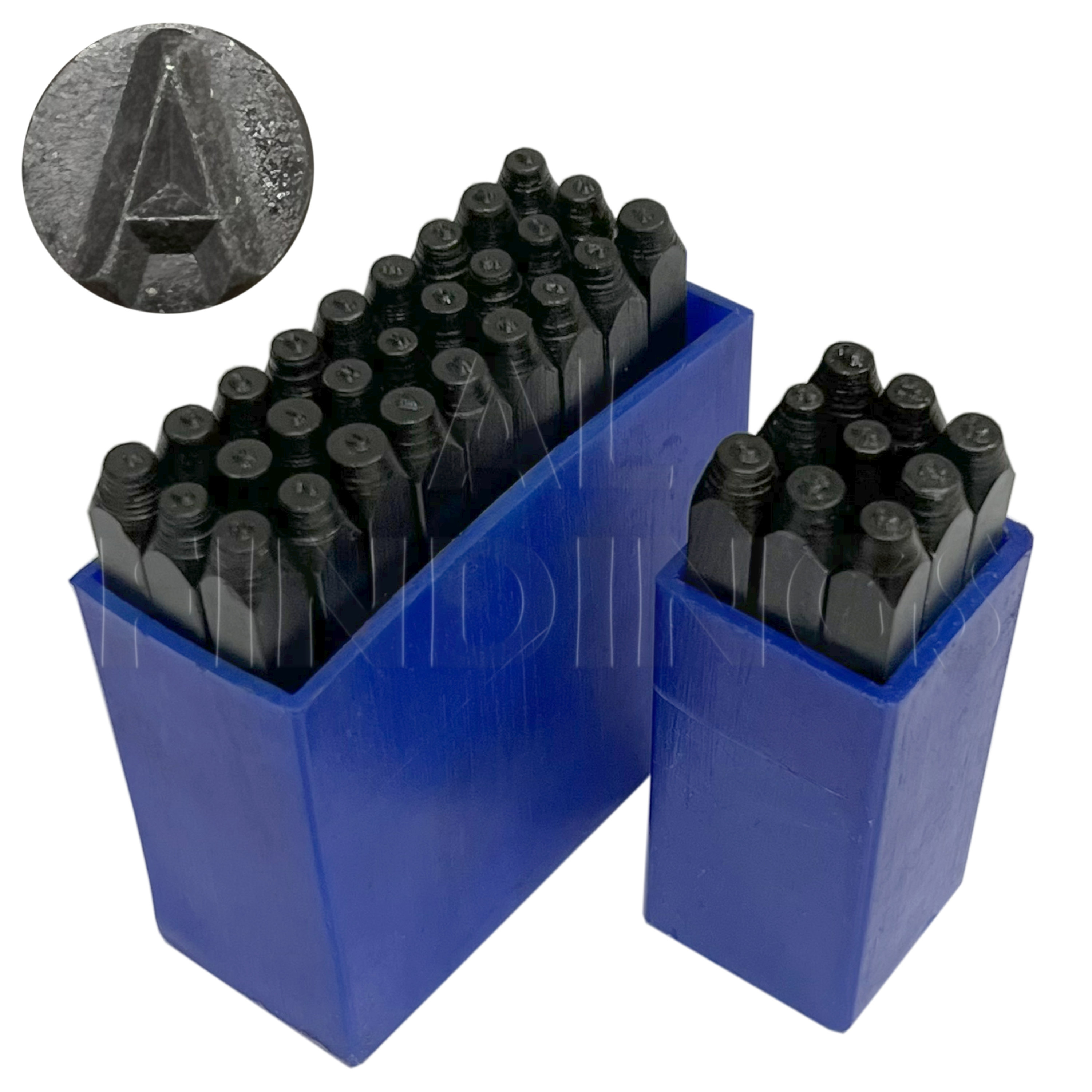 36pc Number & Letter Punch Set Alpha Numeric Carbon Steel Punches Craft ...