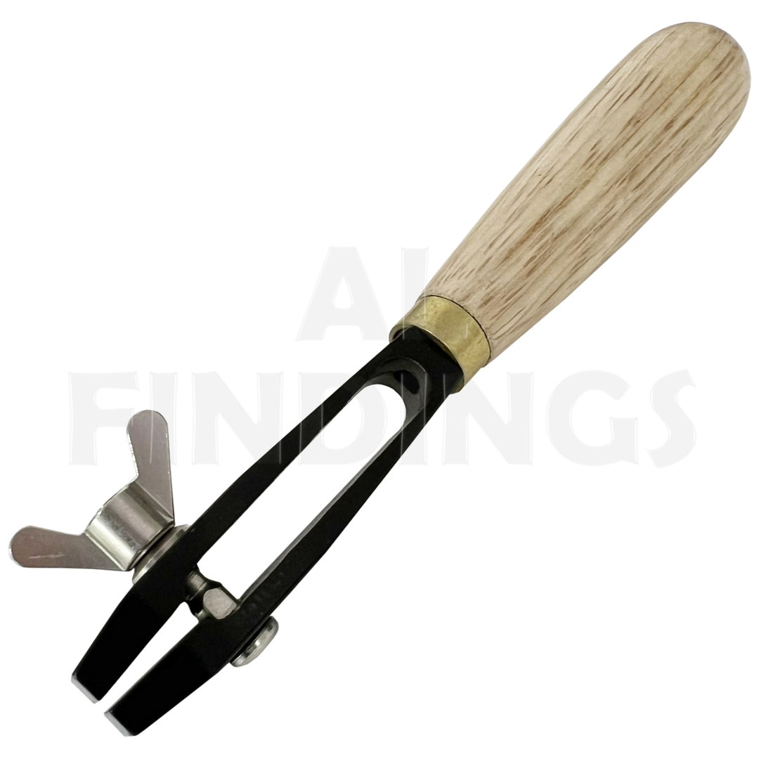Hollow Hand Vice Wing Nut Type Wooden Handle Clamp Holder Jewellers ...