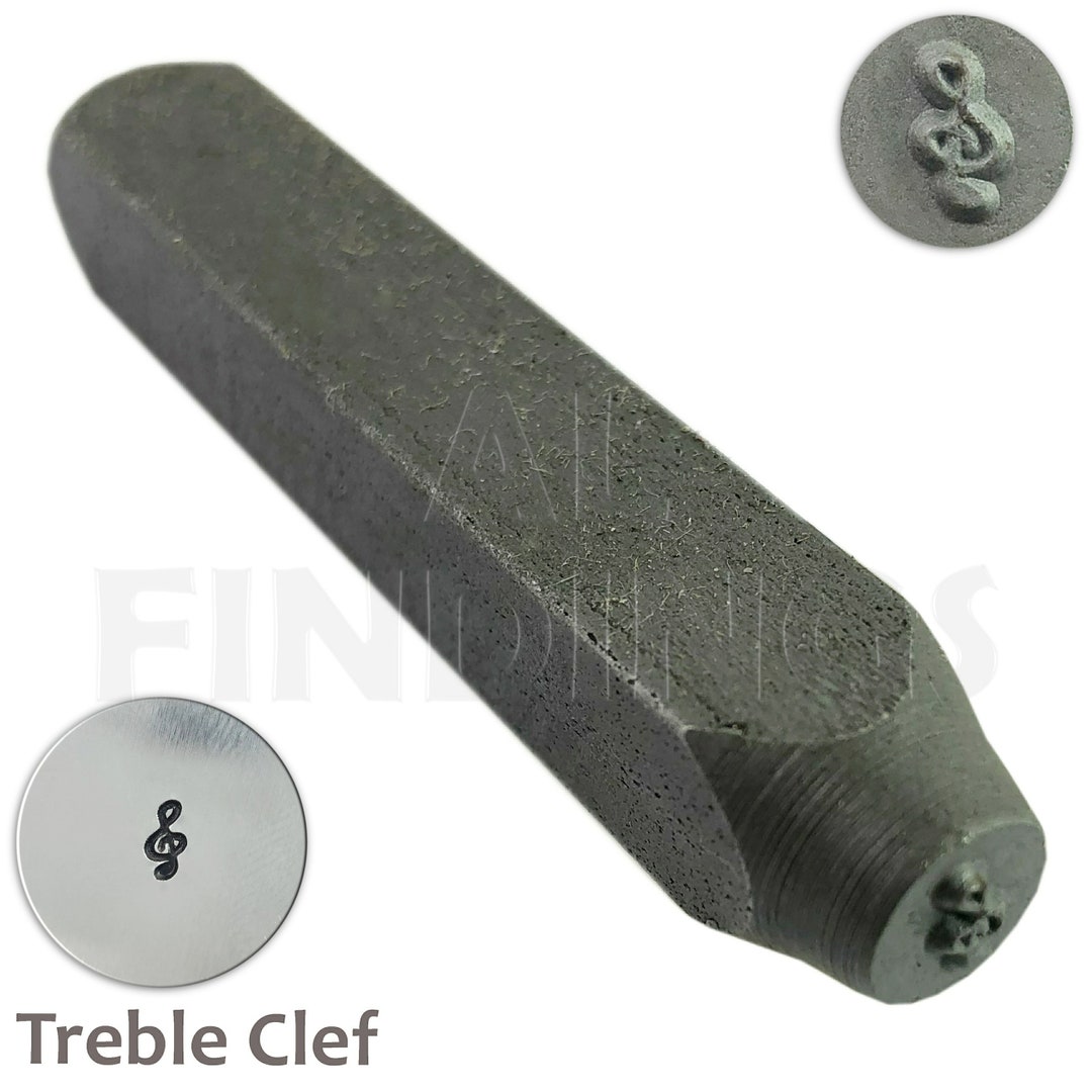 Treble Clef Punch Metal Stamp Design Jewellery Craft Tool (70) - Etsy