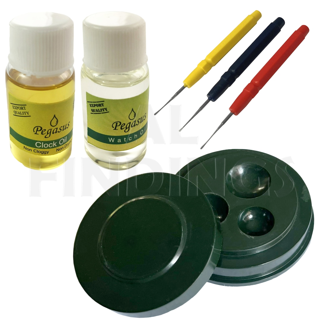 Watch Oil Cup 3 Hole Urea Plastic Watchmakers Oiler Grease Dappen Pot ...