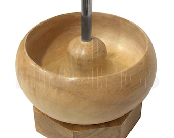 Spin and String Mini Bead Stringing Tool Wooden Bead Spinner - Etsy