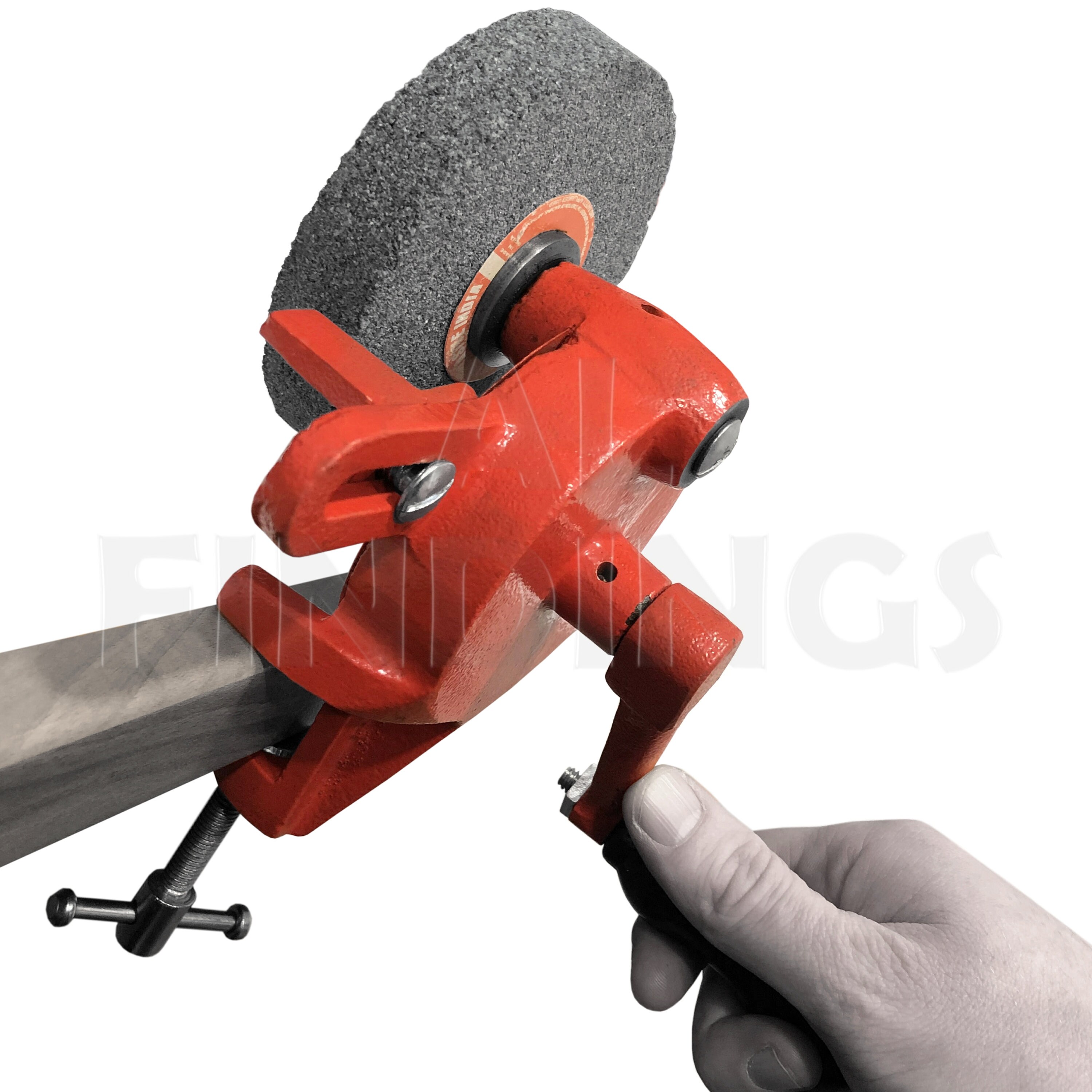 6" Hand Operated Grinding Grinder Bench Mounted Stone Jewellery Watch ...