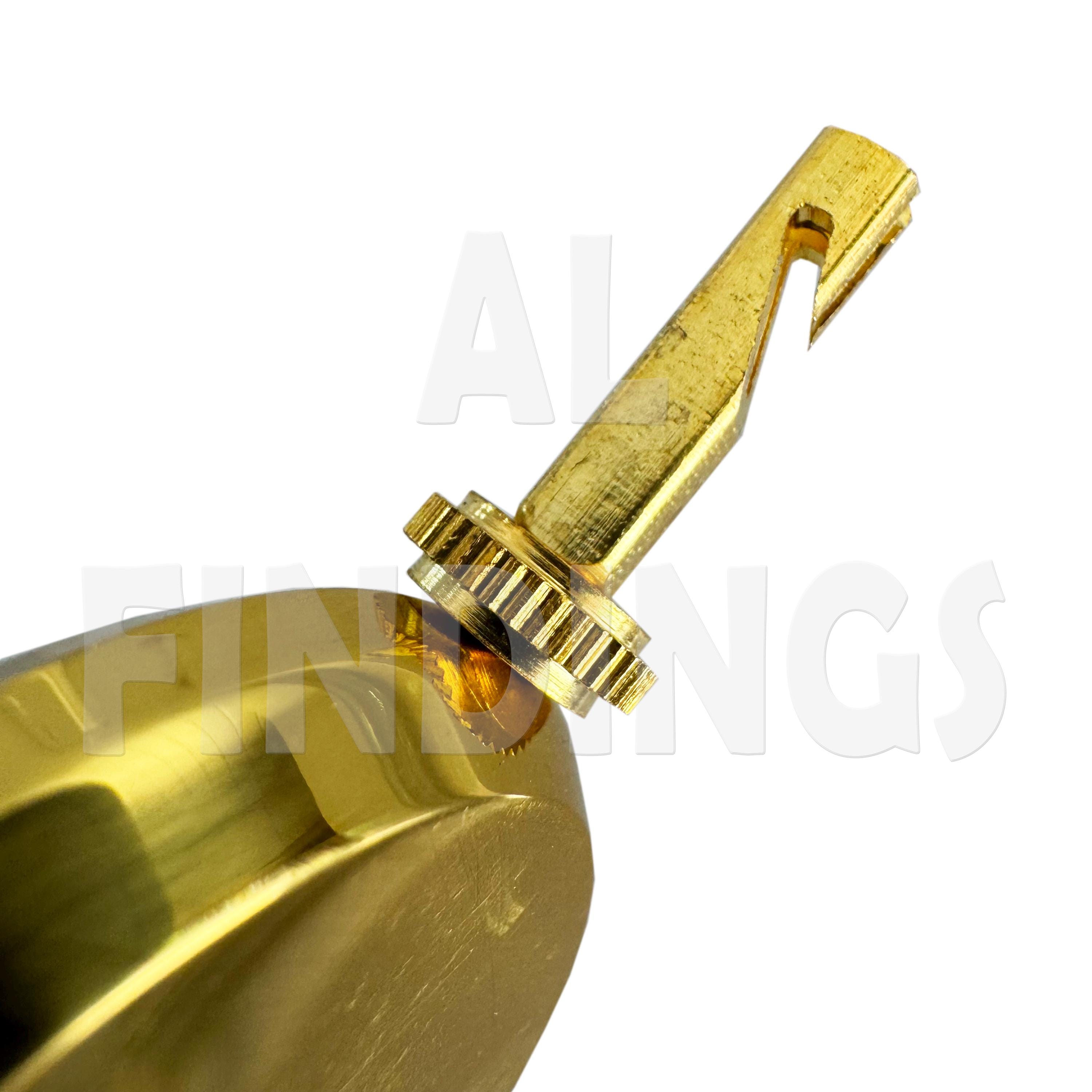 35mm Universal Clock Pendulum Bob Brass Steel Rod Regulating Nut ...