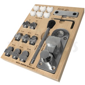 Ring Spoon Bending Tool Set With 14 Nylon & Steel Dies, Bending Unit ...