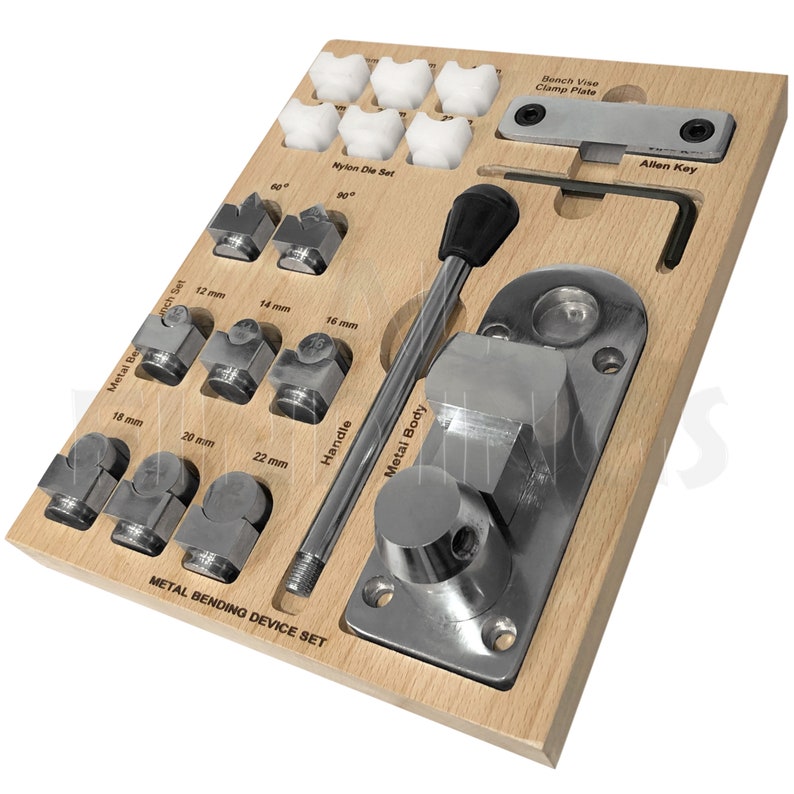 Ring Spoon Bending Tool Set With 14 Nylon & Steel Dies, Bending Unit ...