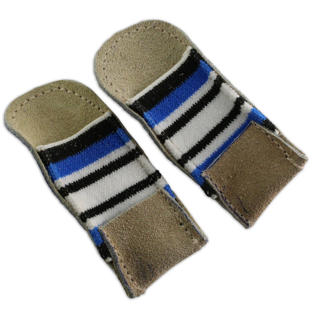 2x Leather Finger Guard Protectors Closed End Sewing Stitching ...