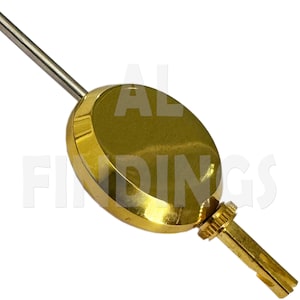 35mm Universal Clock Pendulum Bob Brass Steel Rod Regulating Nut ...