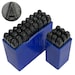 36pc Number & Letter Punch Set Alpha Numeric Carbon Steel Punches Craft ...