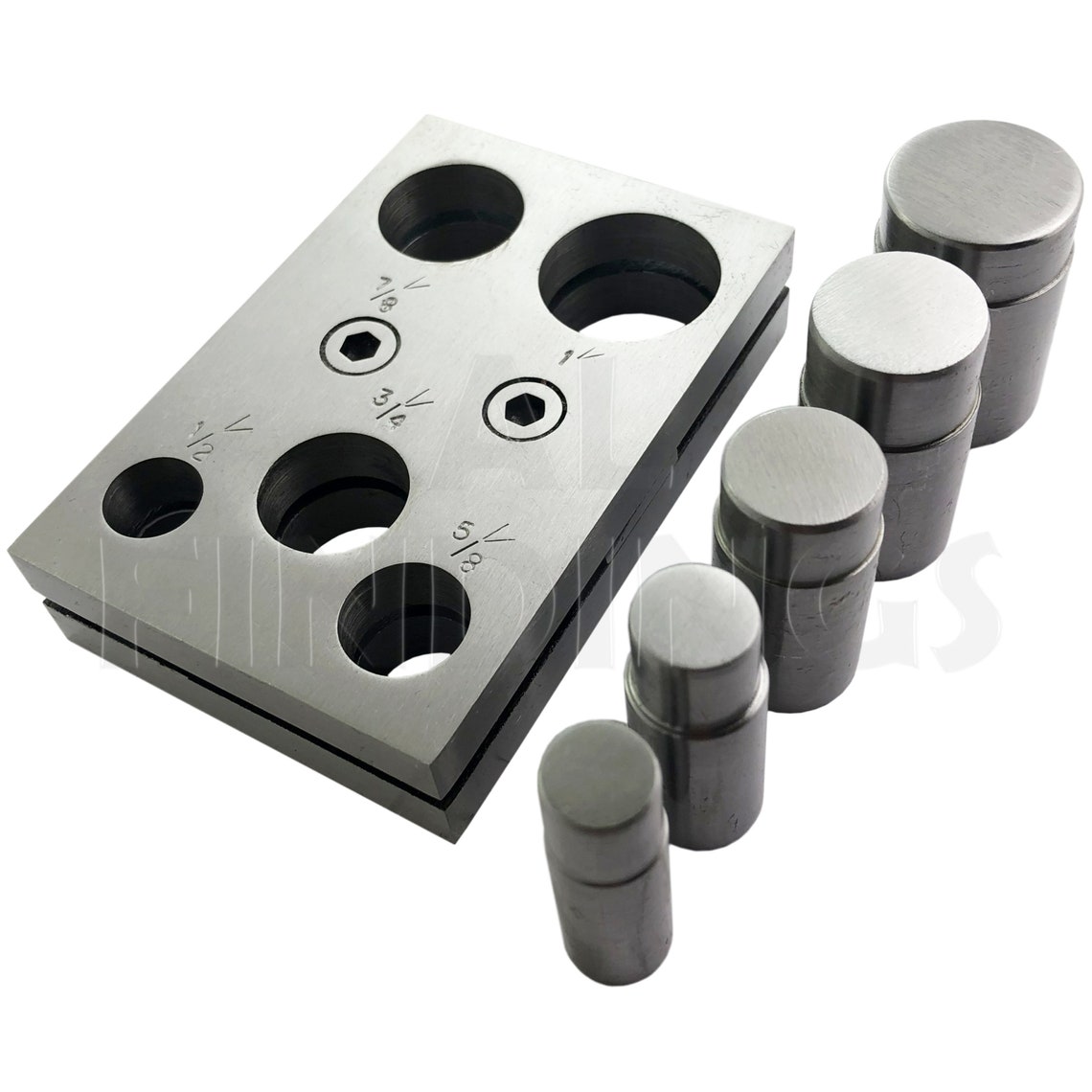 1/2" to 1" Set 5 Circular Soft Metal Disc Cutter 12-25 Mm Disc Cutting ...