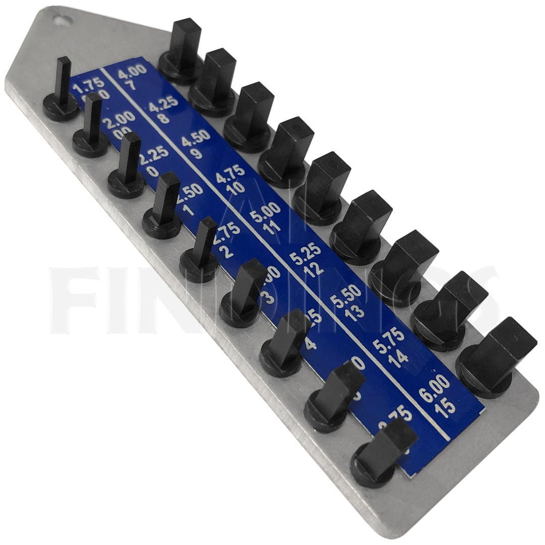 Gauge for Pocket Watch and Clock Keys Measurement With Nos & Mm 18 ...