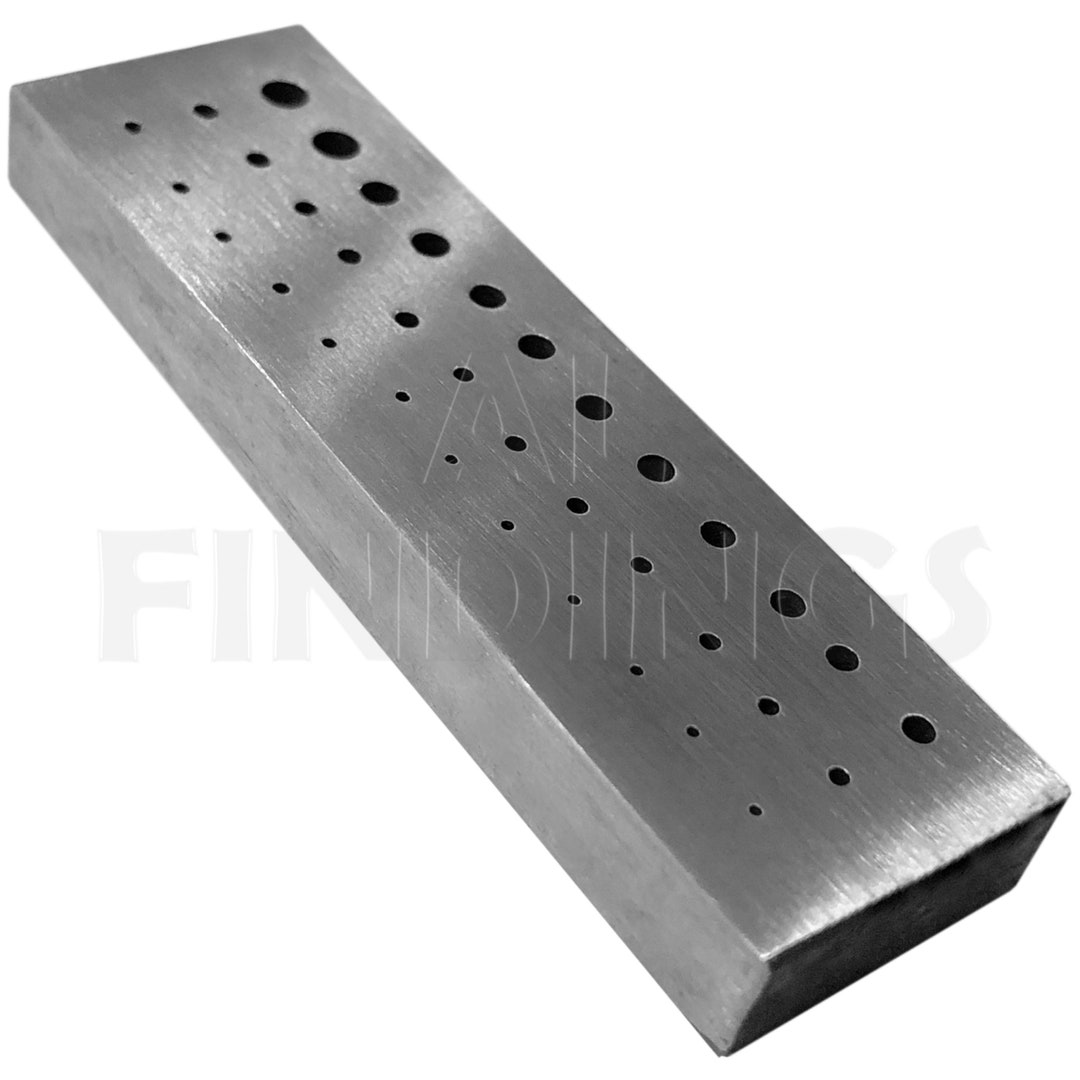 Rectangular Staking Anvil 36 Holes Serrations Watch Riveting ...
