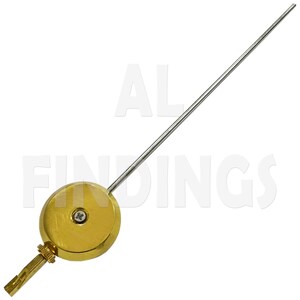 35mm Universal Clock Pendulum Bob Brass Steel Rod Regulating Nut ...