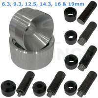 Self Centering Coin Ring Punch Set, No Spacers 6 Punch Size Coin ...