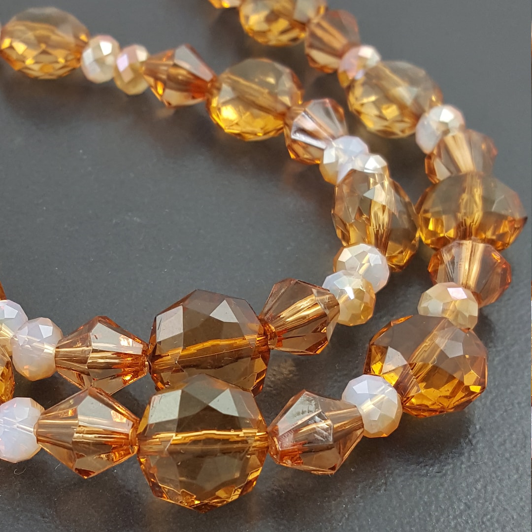 LOT of 2 Fancy Designer Bead Strands 10 Long Various - Etsy Israel