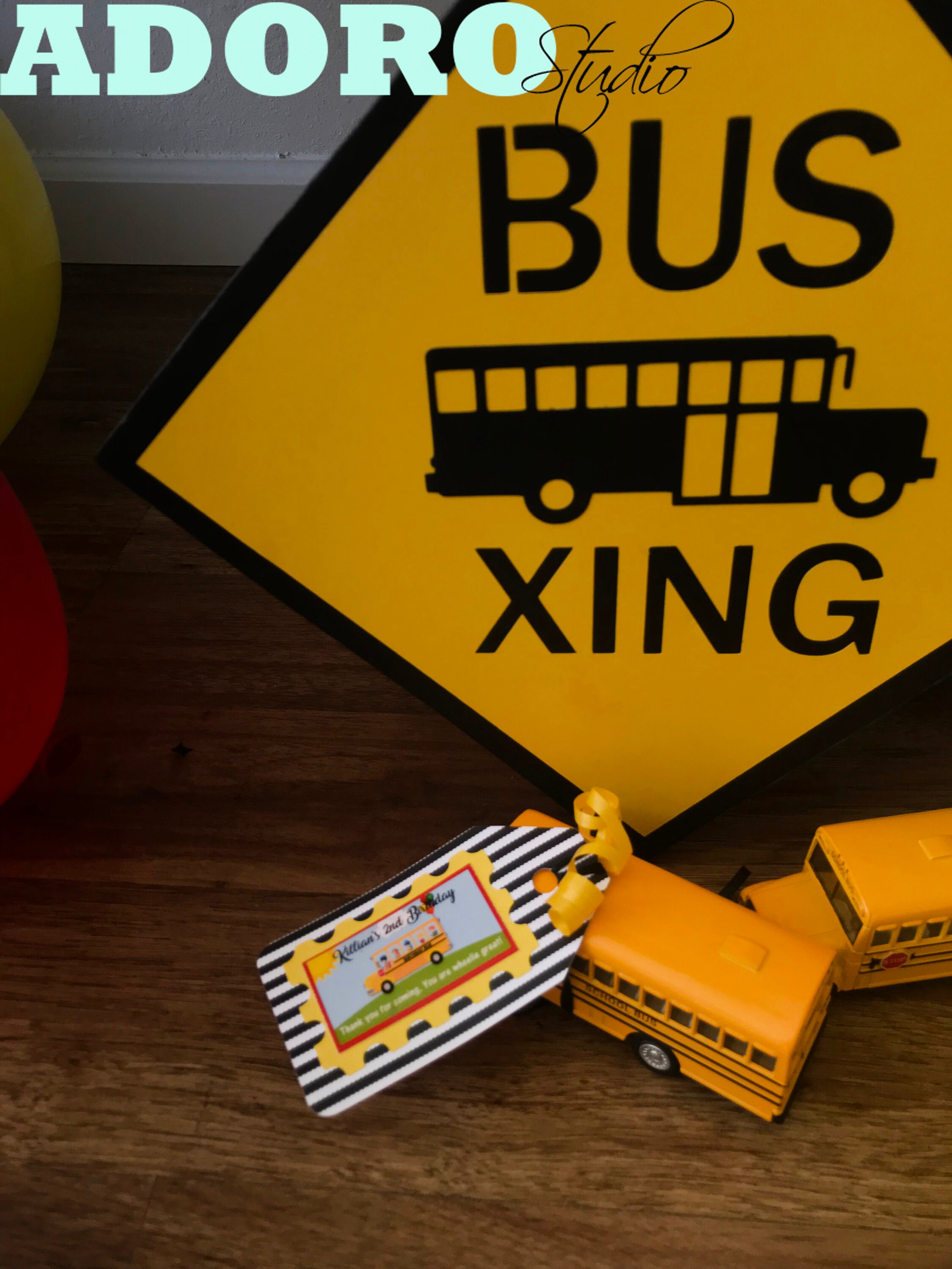 Wheels on the Bus Party Set of Big Signs - Etsy
