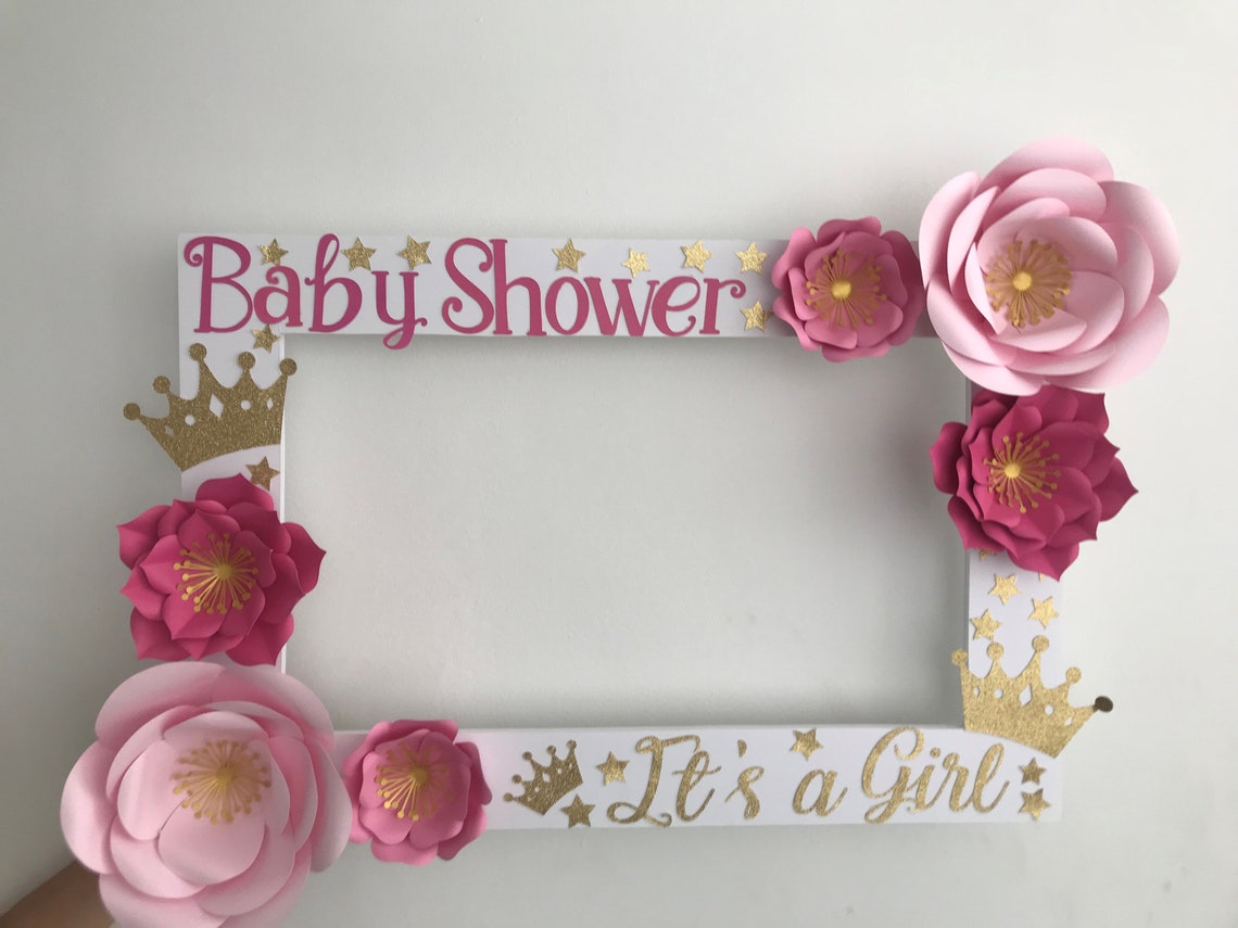 Baby Shower Photo Booth Frame/birthday Party Selfie Frame - Etsy