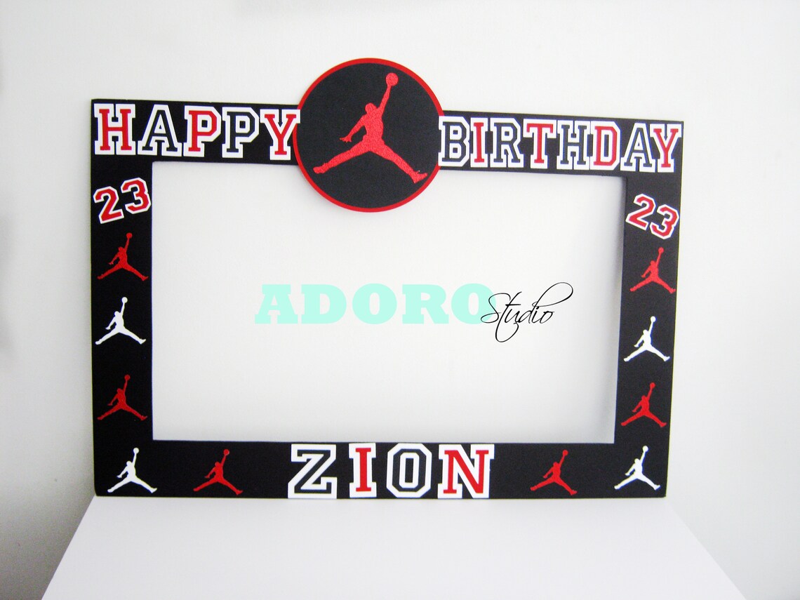 Air Jordan Photo Booth Frame / Custom Photo Booth Frame Air - Etsy