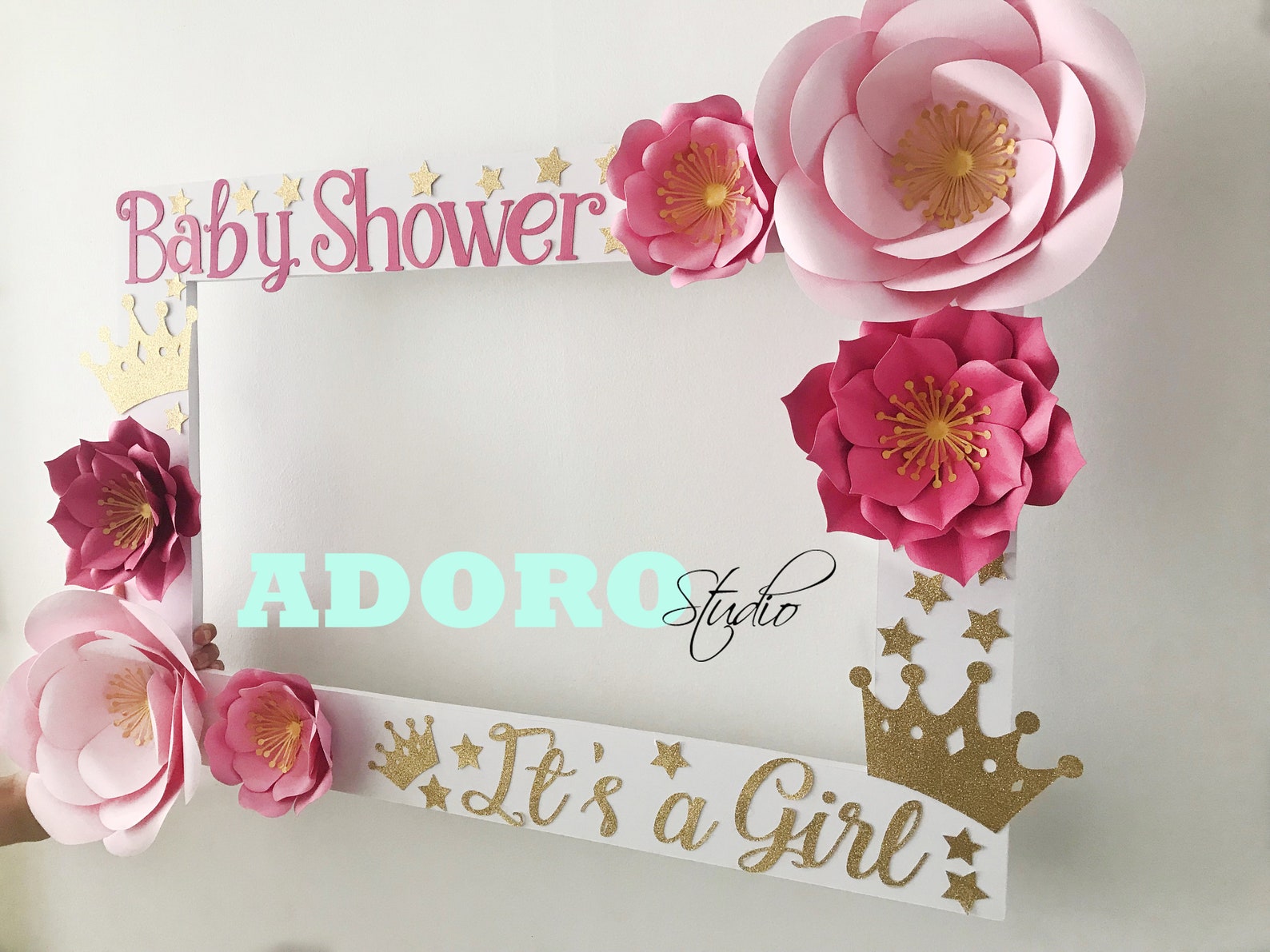 Baby Shower Photo Booth Frame/birthday Party Selfie Frame - Etsy