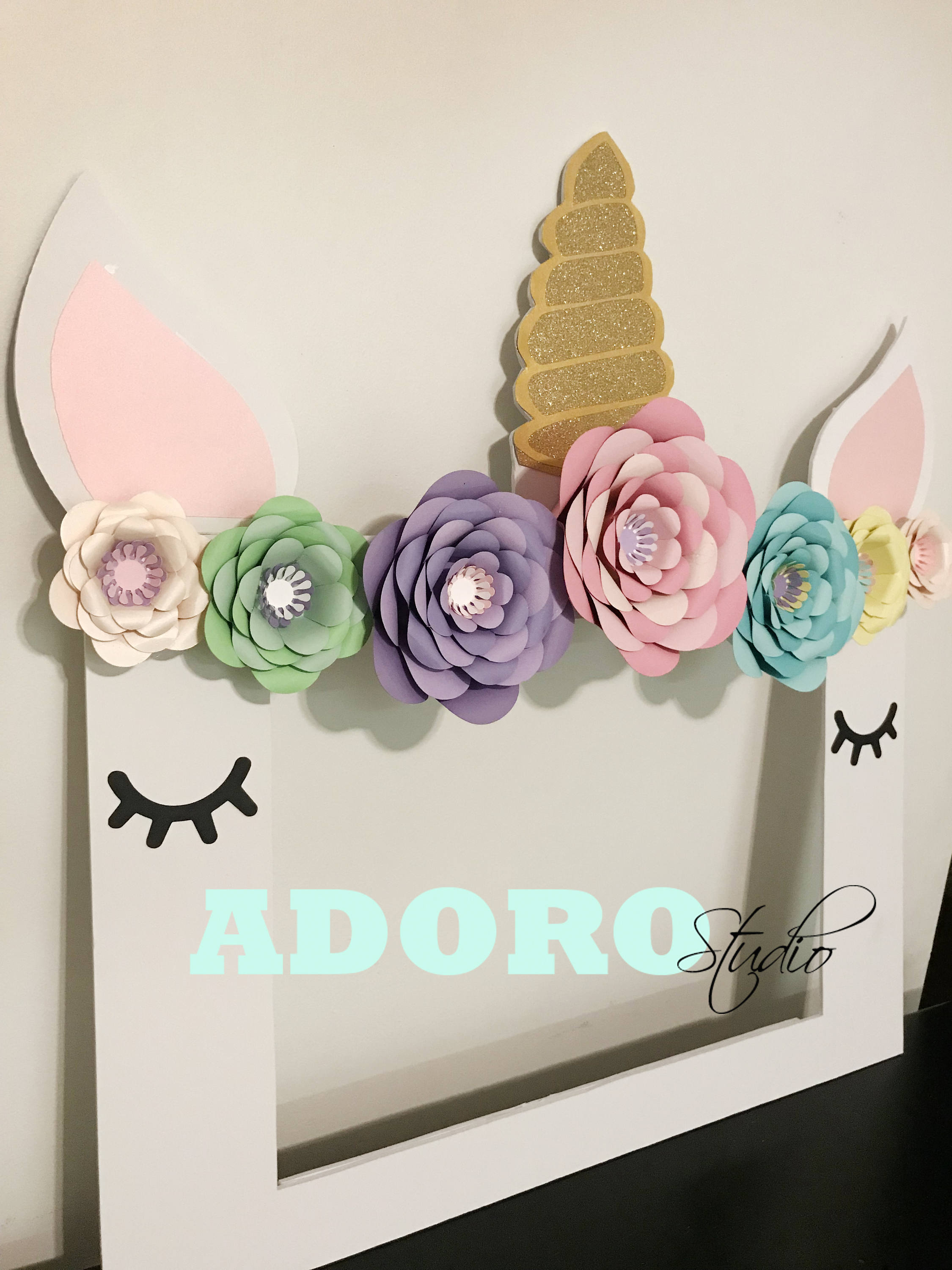 Unicorn Frame / Unicorn Party Selfie Frame PRÊT / PAS DE - Etsy Canada