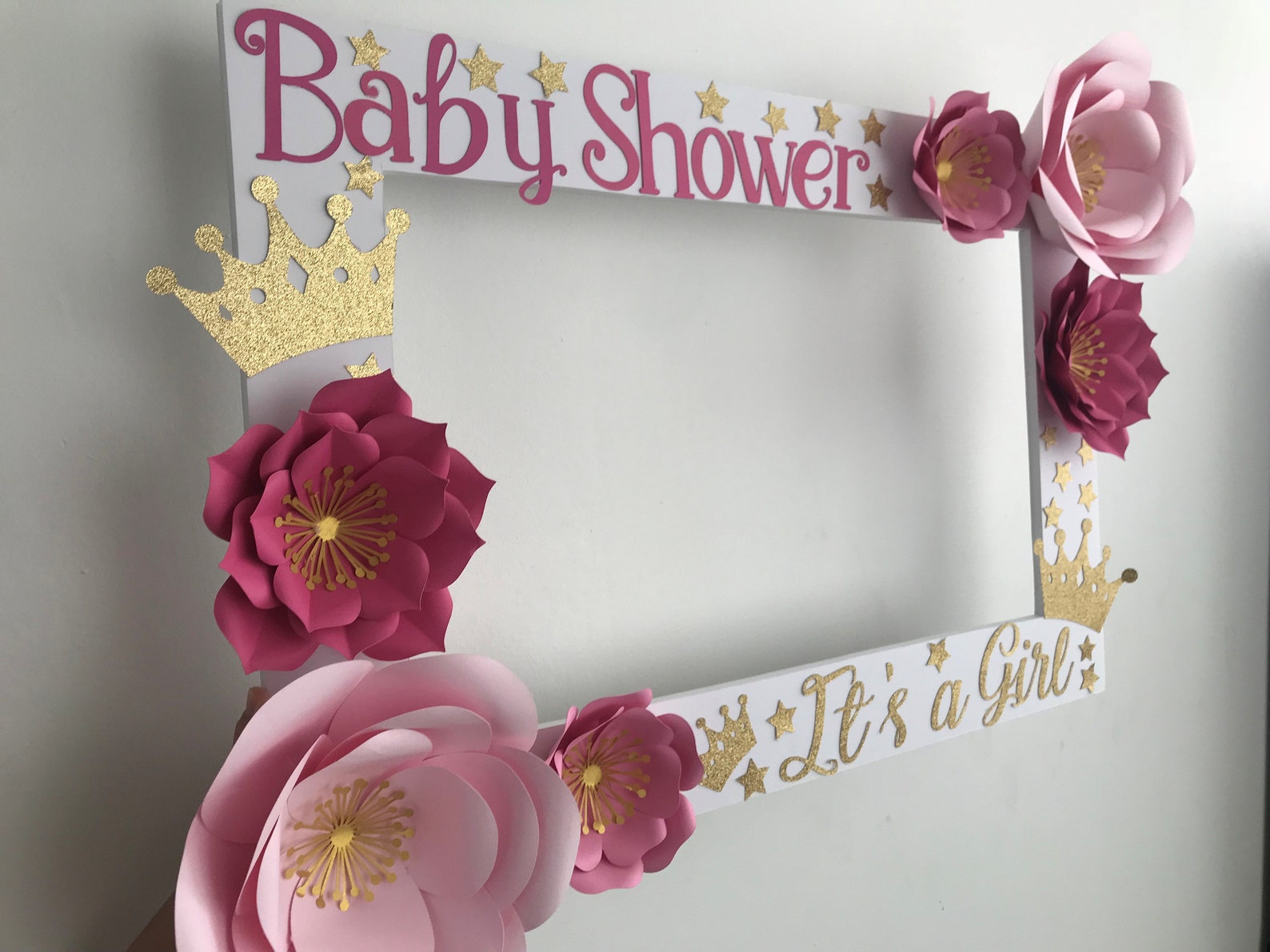 Baby Shower Photo Booth Frame/birthday Party Selfie Frame - Etsy