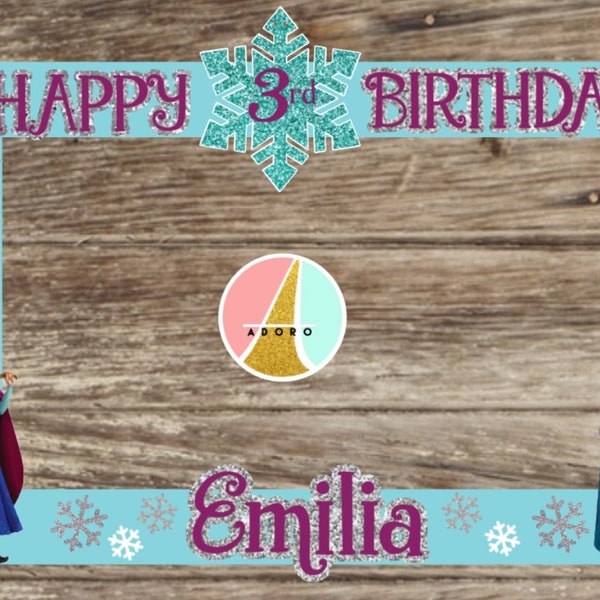 Frozen Photo Booth - Etsy