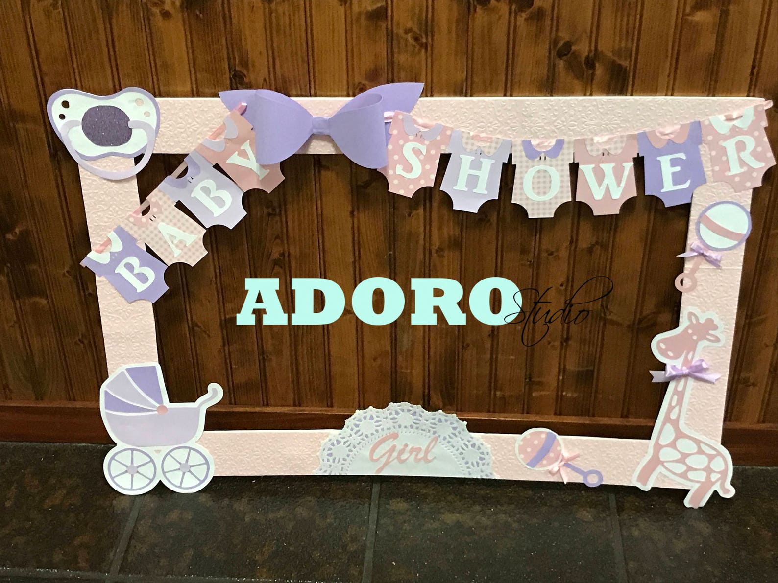 Baby Shower Photo Booth Frame / Custom Photo Booth Frame - Etsy