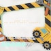 Construction Site Photo Booth Frame / Custom Photo Booth Frame ...