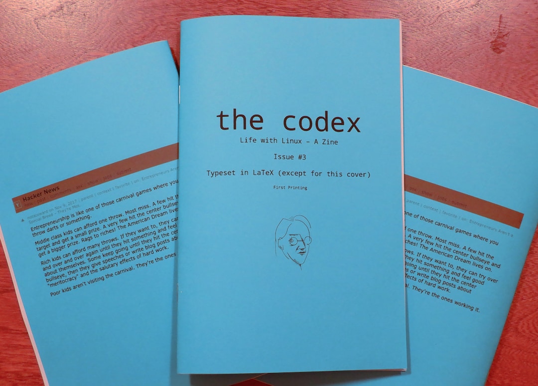 The Codex #3 - a Zine About Linux - Etsy
