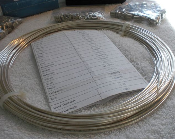 8in 12 Gauge 99.99% Pure Silver Wire Make Colloidal Silver - Etsy
