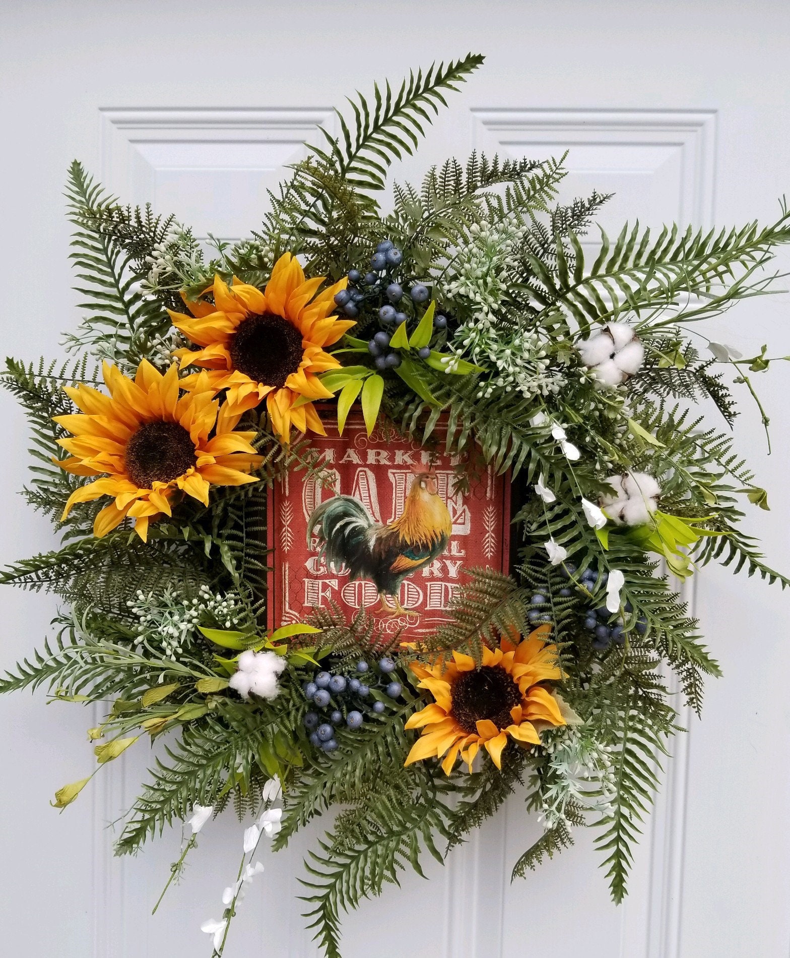 Farmhouse Wreath Farmhouse Door Wreath Farmhouse Door | Etsy