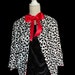 Dalmatian Kids Cape Child’s Black and White Spotted Wrap/cloak Satin ...