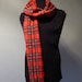 Red Tartan Scarf, Royal Stewart Tartan, Traditional Scottish Plaid, Red ...