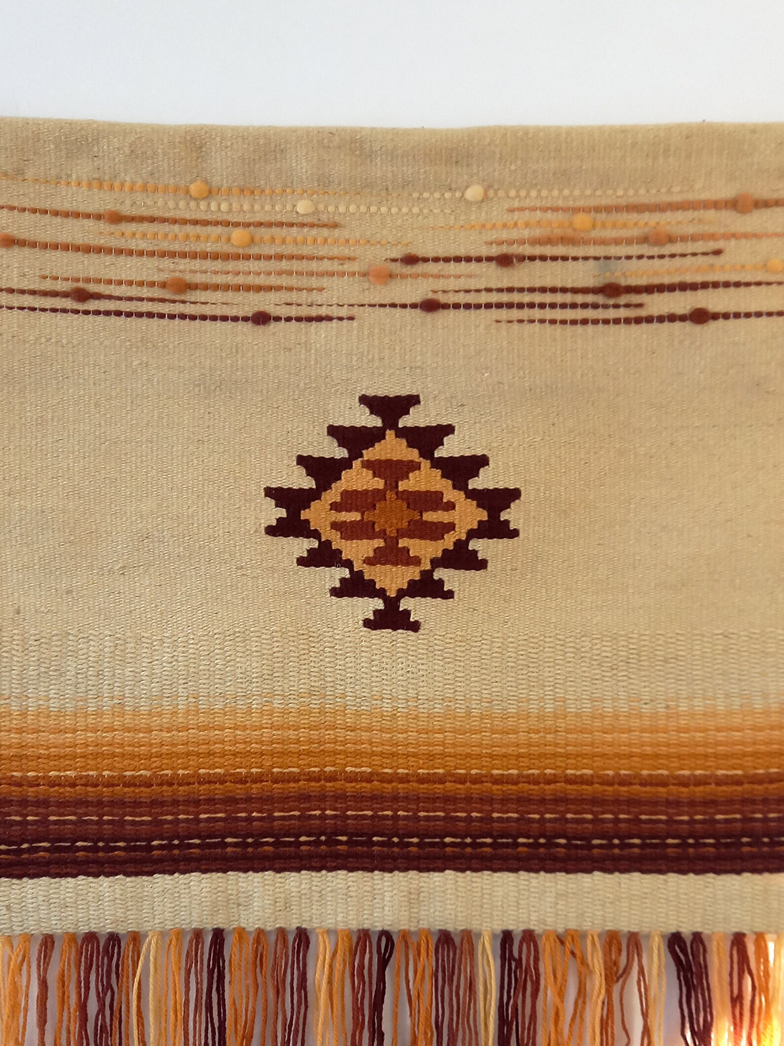 Woven Wool Wall Hanging, Wall Tapestry, Handmade Wall Hanging, Unique ...