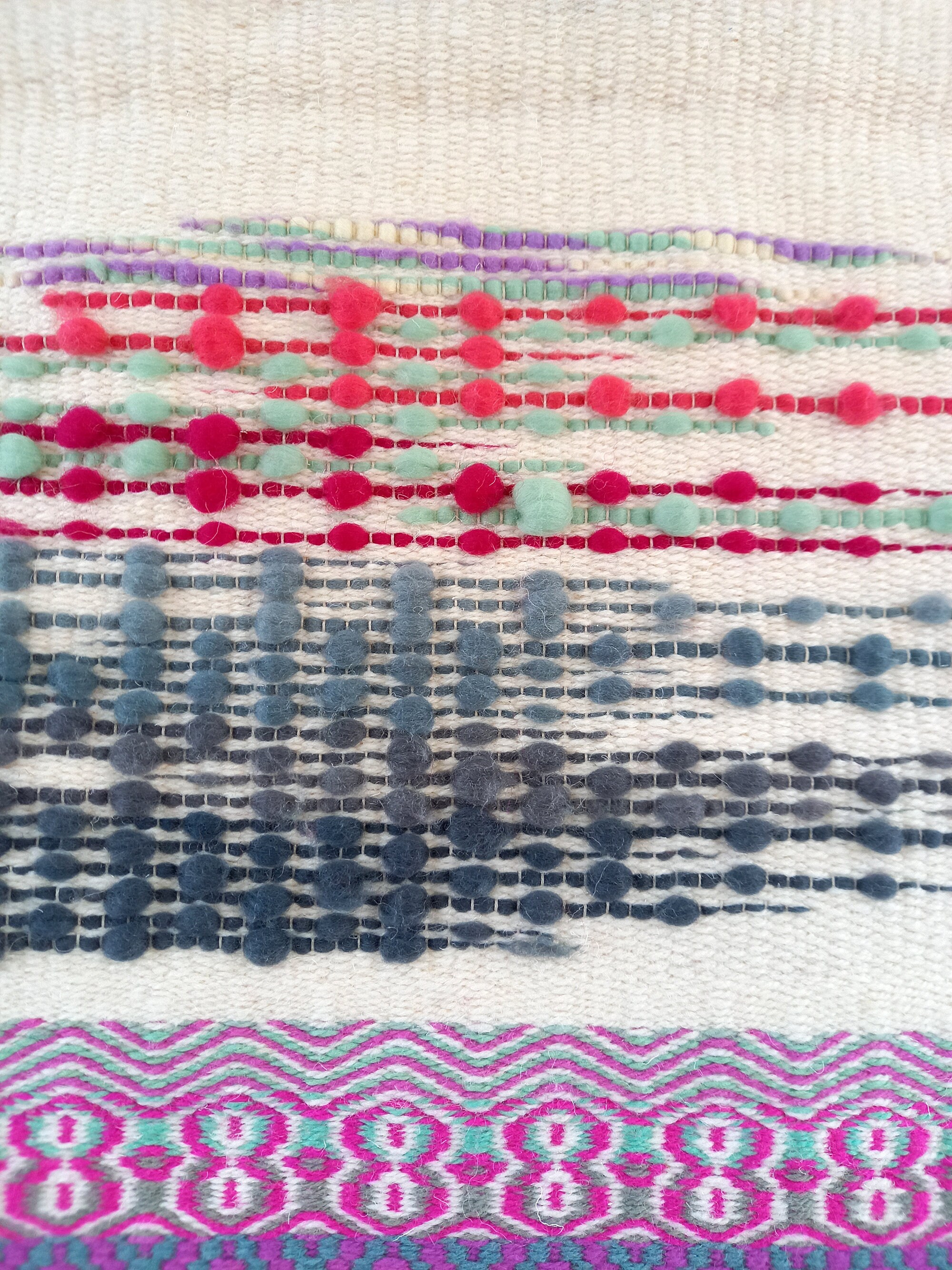 Colorful Woven Tapestry Bohemian Home Decor Handwoven Fiber - Etsy