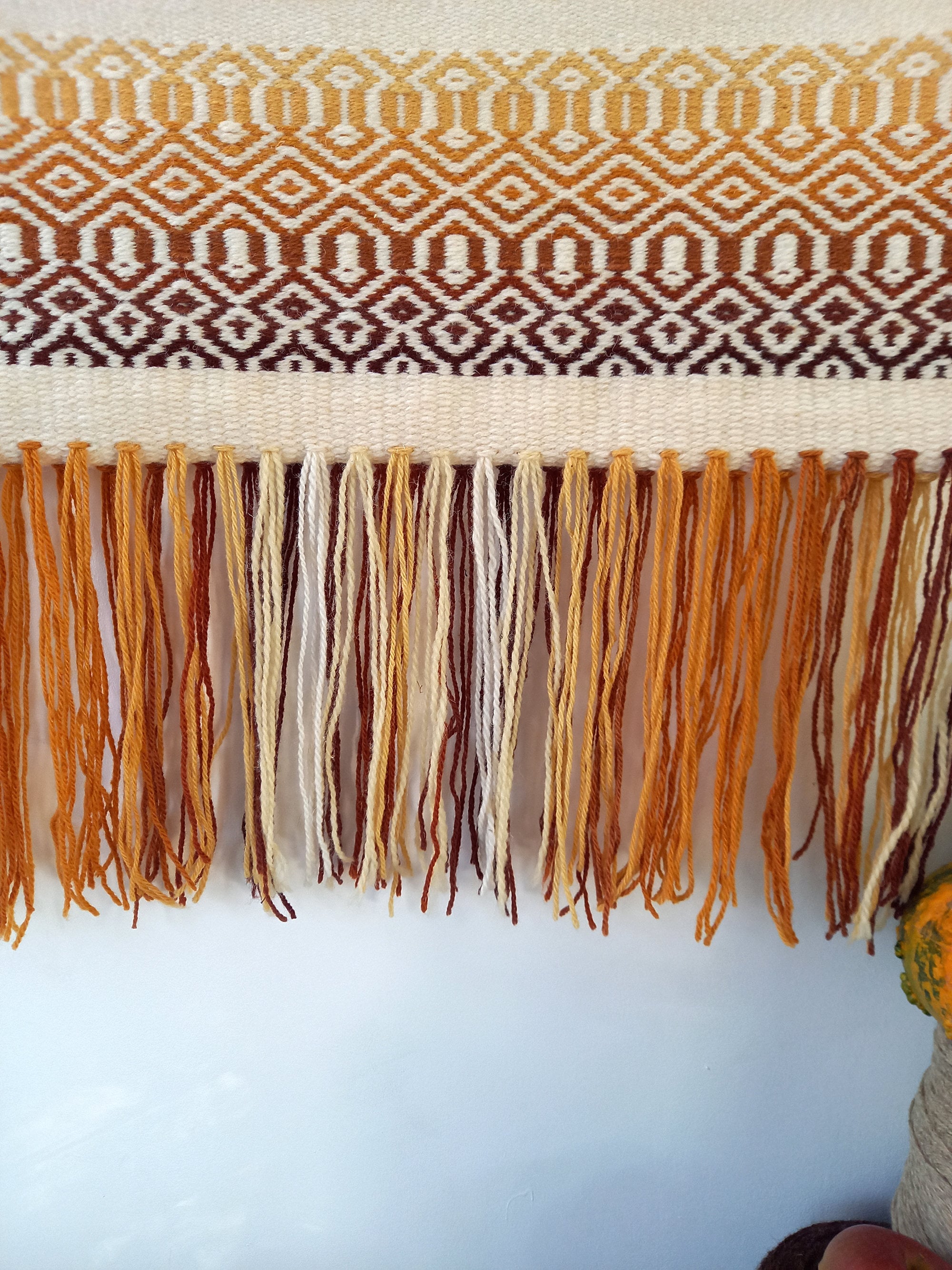 Woven Wool Wall Hanging, Wall Tapestry, Handmade Wall Hanging, Unique ...