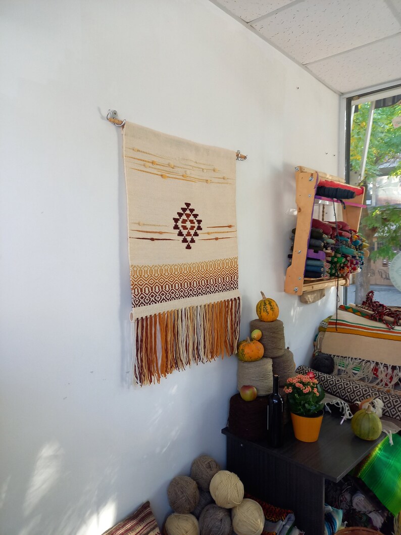 Woven Wool Wall Hanging, Wall Tapestry, Handmade Wall Hanging, Unique ...