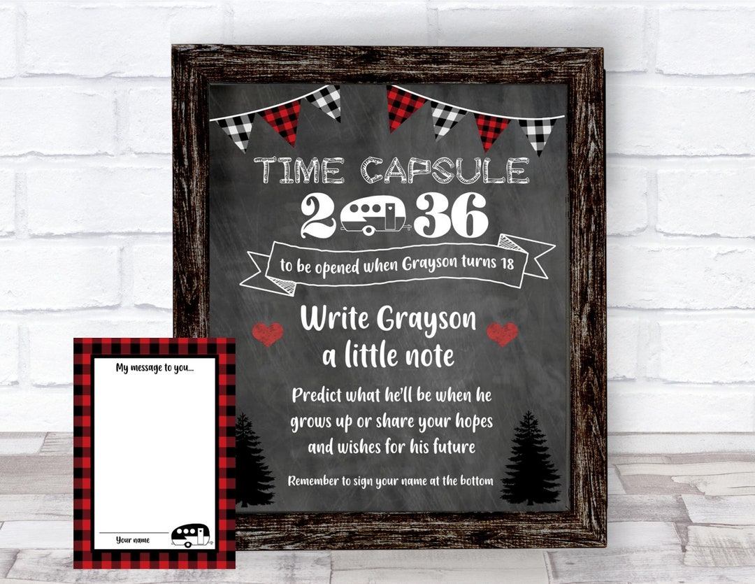 Happy Camper Time Capsule, Happy Camper Party, Happy Camper Decor ...