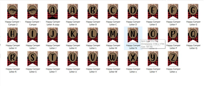 Happy Camper Banner, Happy Camper Birthday, Happy Camper Printable ...