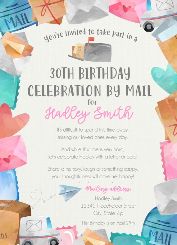 Birthday Party Invitation Email