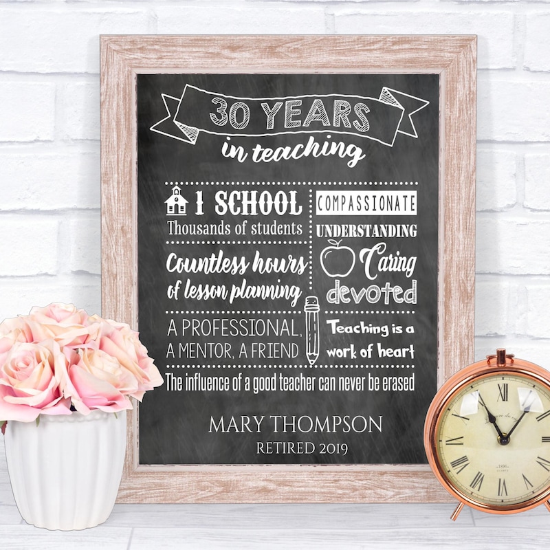 Teacher Retirement Gift - 60+ Gift Ideas for 2024